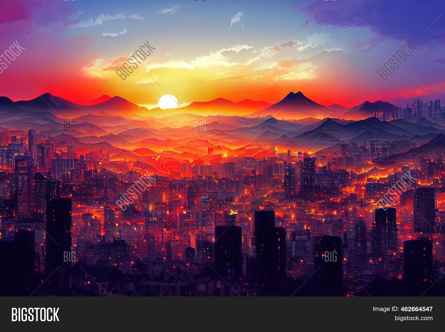 Anime Style, Sunset Image & Photo (Free Trial) | Bigstock