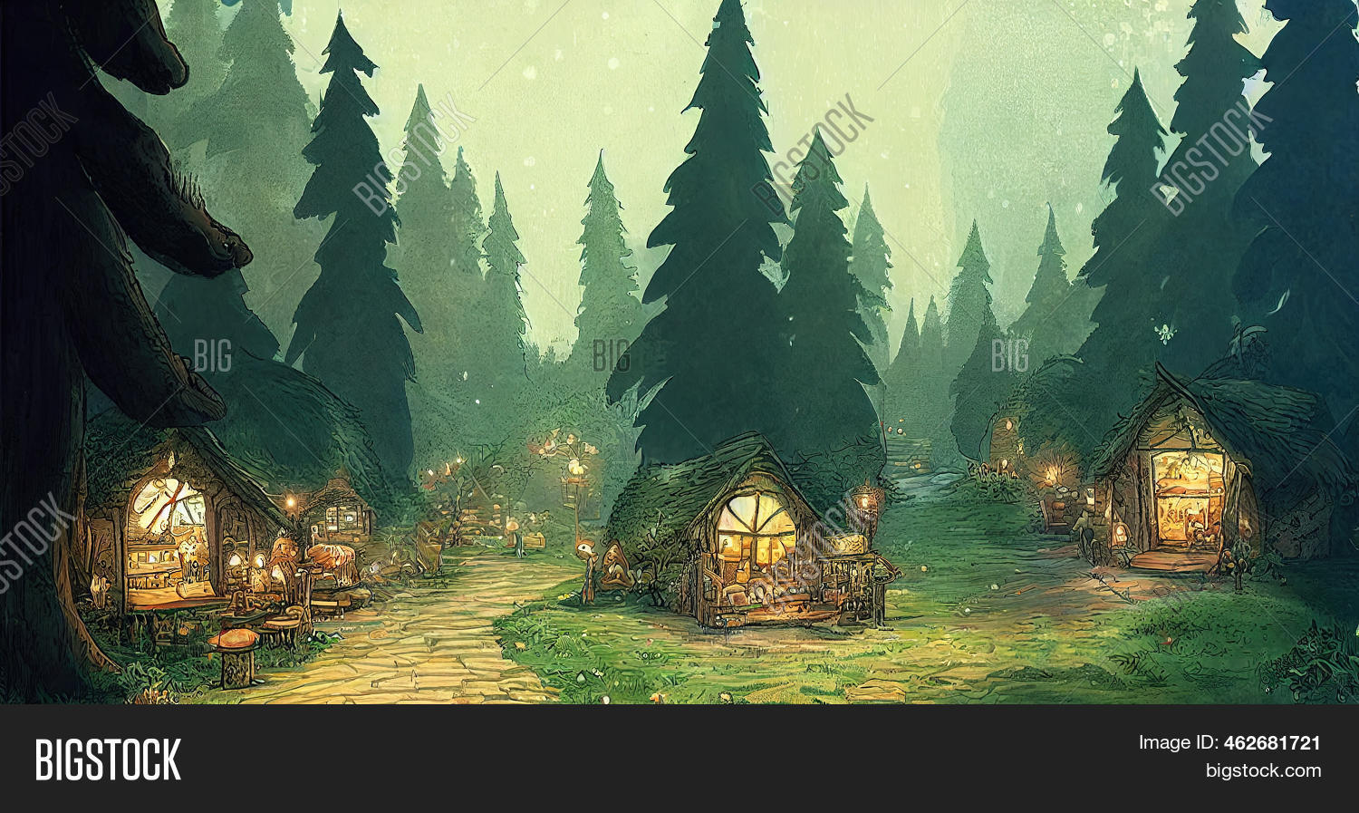 Fairy Tale Villages Image & Photo (Free Trial) | Bigstock