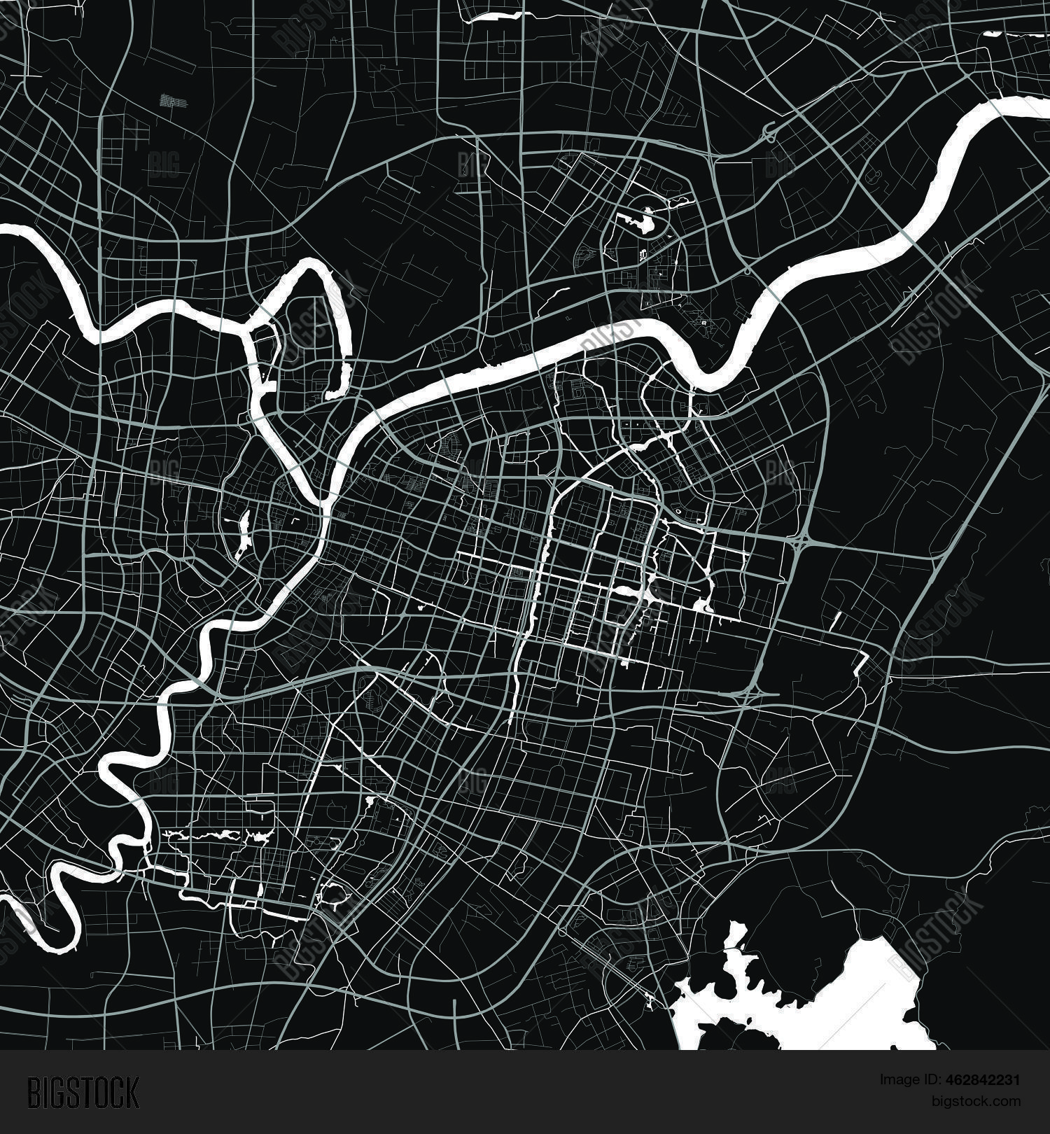 Map Ningbo City. Vector & Photo (Free Trial) | Bigstock