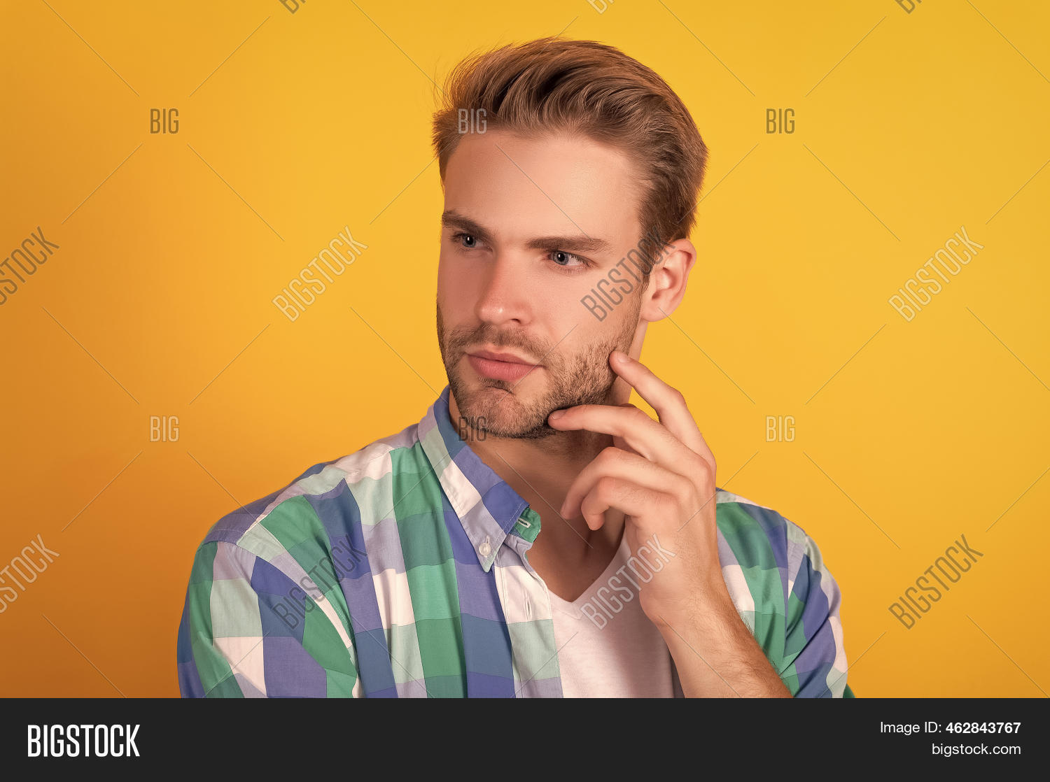 Serious. Mans Portrait Image & Photo (Free Trial) | Bigstock