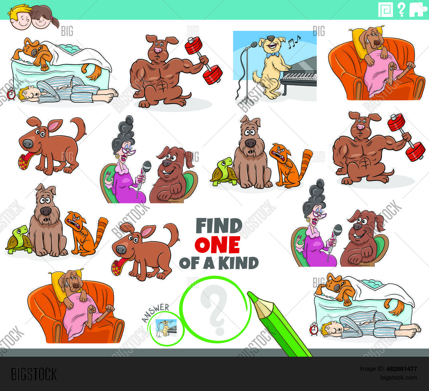 Cartoon Illustration Vector & Photo (Free Trial) | Bigstock