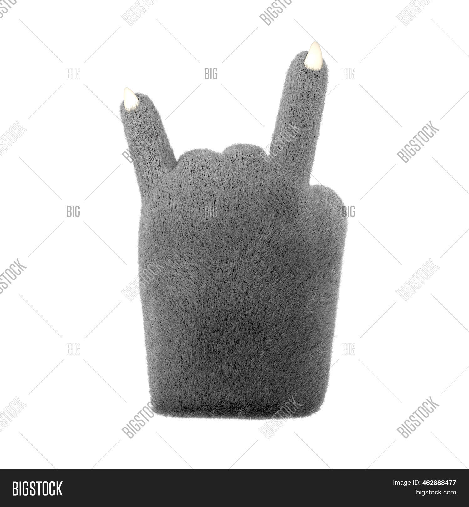 3d Furry Wolf Hands Image & Photo (Free Trial) | Bigstock