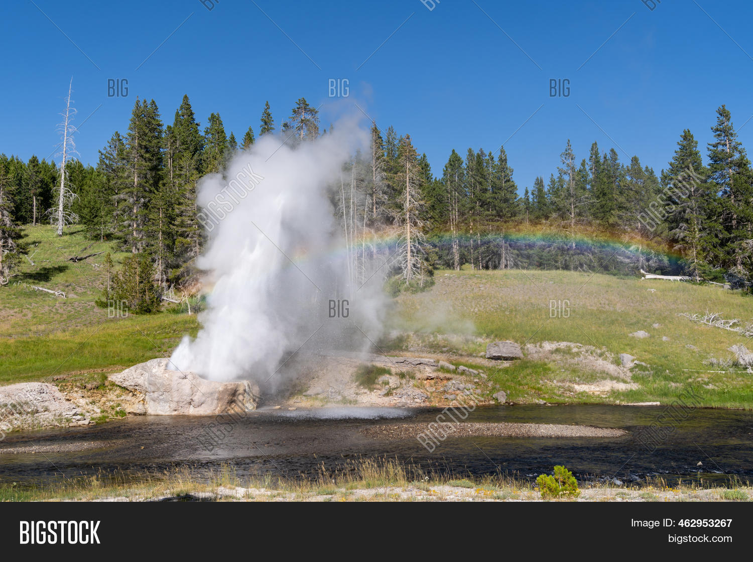 Riverside Geyser Image & Photo (Free Trial) | Bigstock
