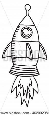 Spacecraft Doodle. Vector & Photo (Free Trial) | Bigstock