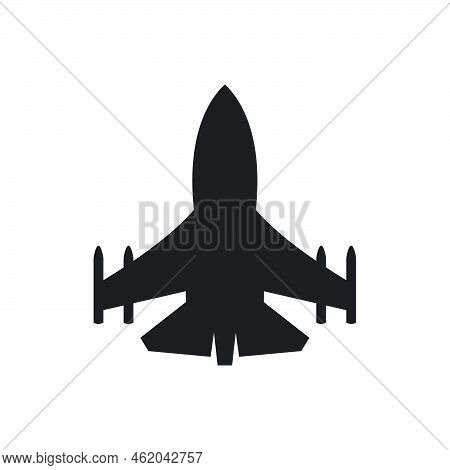 Jet Plane Icon Vector & Photo (Free Trial) | Bigstock