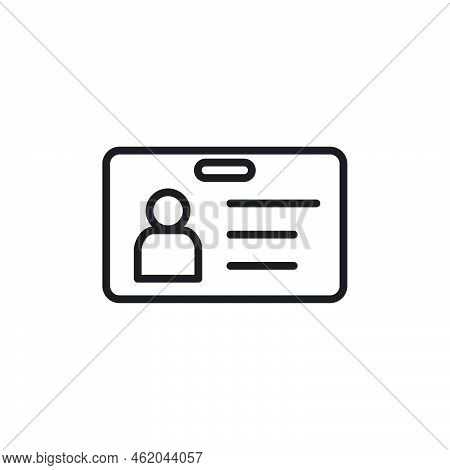 Name Tag Vector Icon Vector & Photo (Free Trial) | Bigstock