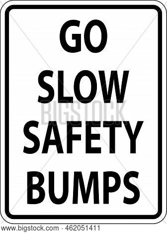 Go Slow Safety Bumps Vector & Photo (Free Trial) | Bigstock