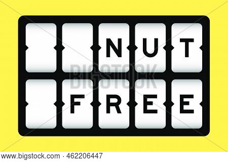 Black Color Word Nut Vector & Photo (Free Trial) | Bigstock
