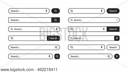 Various Search Bars Vector & Photo (Free Trial) | Bigstock