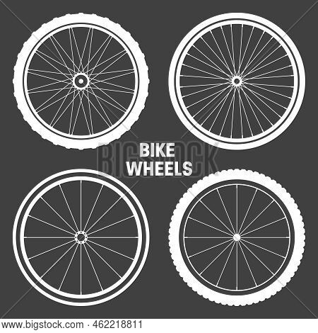 Mountain Bike Wheel Vector