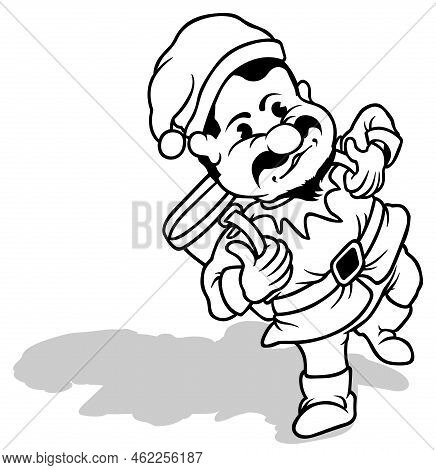 Drawing Dwarf Miner Vector & Photo (Free Trial) | Bigstock