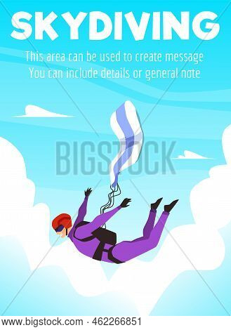 Skydiving Advertising Vector & Photo (Free Trial) | Bigstock