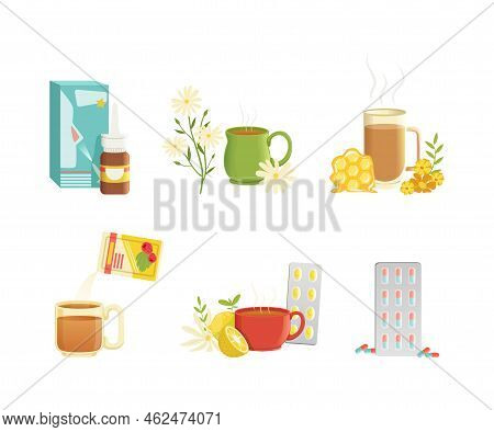 Set Medicinal Natural Vector & Photo (Free Trial) | Bigstock