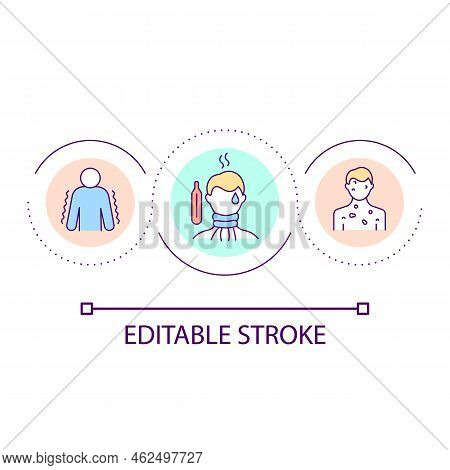 Fever Problem Loop Vector & Photo (Free Trial) | Bigstock