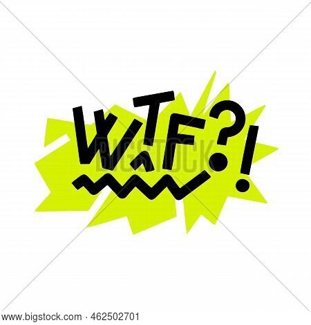 Wtf Bold Hand Vector & Photo (Free Trial) | Bigstock