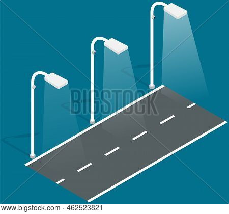 Streetlight Lamp Post Vector & Photo (Free Trial) | Bigstock