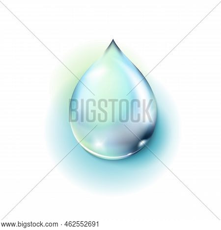 Clean Water Drop. Vector & Photo (Free Trial) | Bigstock