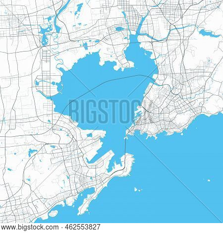 Qingdao Map. Detailed Vector & Photo (Free Trial) | Bigstock