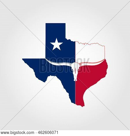 Texas Map Logo Vector & Photo (Free Trial) | Bigstock