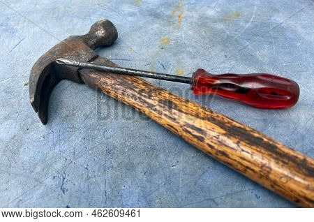 Hammer Left Rust On Image & Photo (Free Trial) | Bigstock