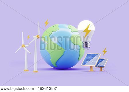 Earth Sphere Solar Image & Photo (Free Trial) | Bigstock