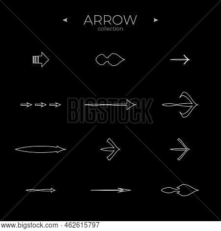 Premium Set Arrow Vector & Photo (Free Trial) | Bigstock