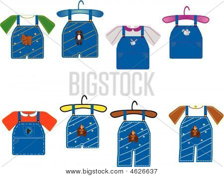 Kids Clothing Clipart Vector & Photo (Free Trial) | Bigstock