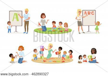 Preschool Kids Vector & Photo (Free Trial) | Bigstock
