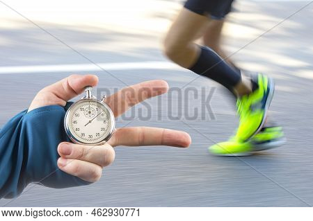 Measuring Running Image & Photo (Free Trial) | Bigstock
