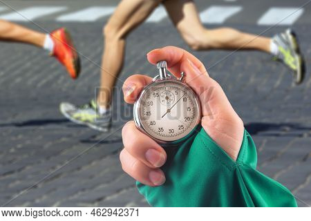 Measuring Running Image & Photo (Free Trial) | Bigstock