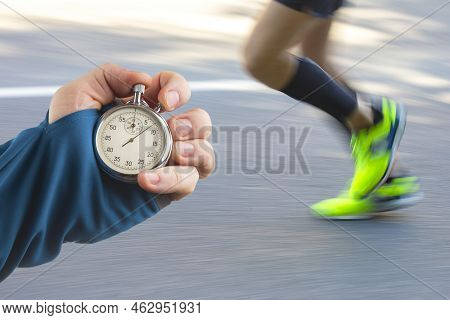 Measuring Running Image & Photo (Free Trial) | Bigstock