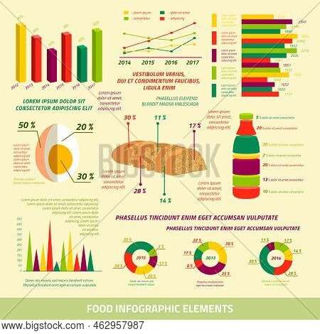 Food Infographics Vector & Photo (Free Trial) | Bigstock