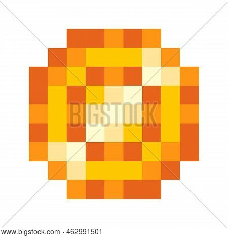 Pixel Game Coin. Vector & Photo (Free Trial) | Bigstock