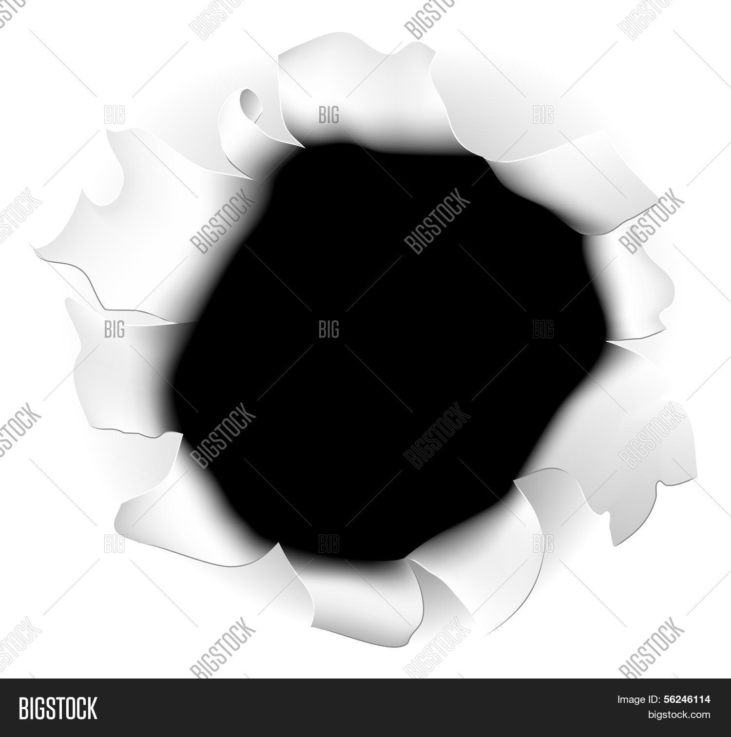 Ripped Paper Hole Vector & Photo (Free Trial) | Bigstock