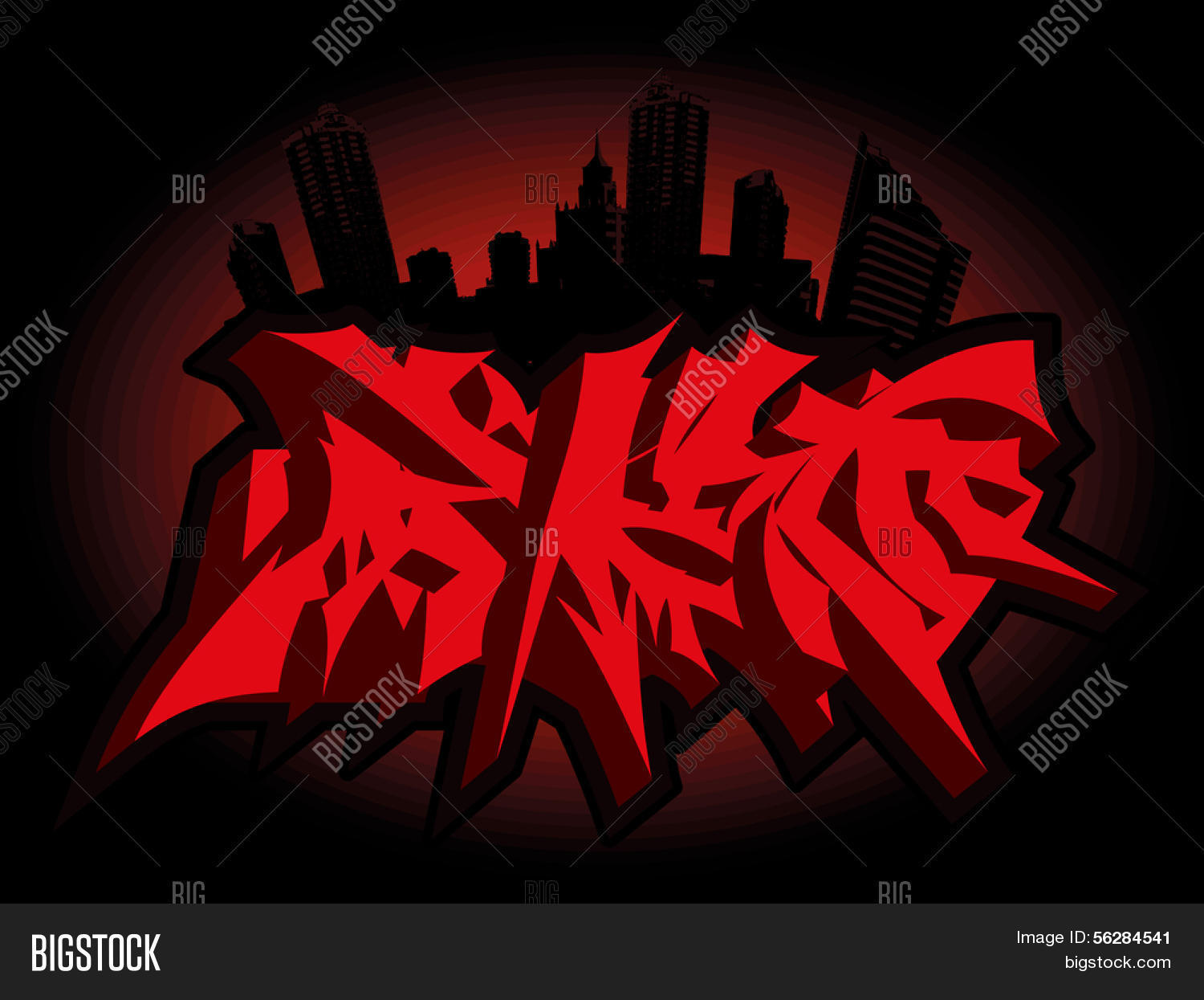 Horror Graffiti Vector & Photo (Free Trial) | Bigstock