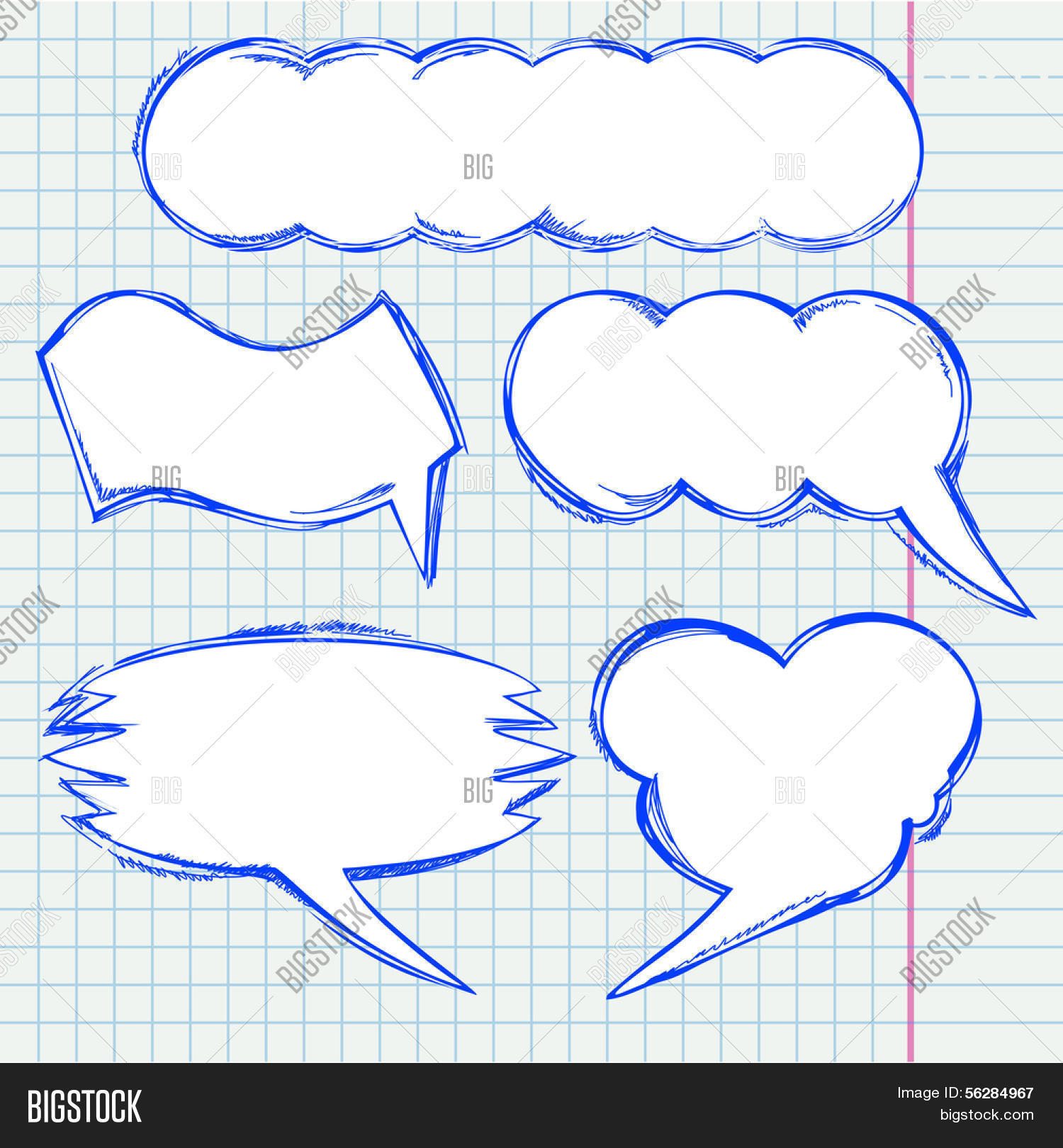 Set Vector Chat Vector & Photo (Free Trial) | Bigstock