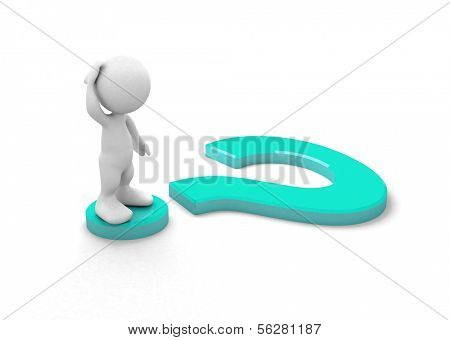 3d Human Question Mark Image & Photo (Free Trial) | Bigstock