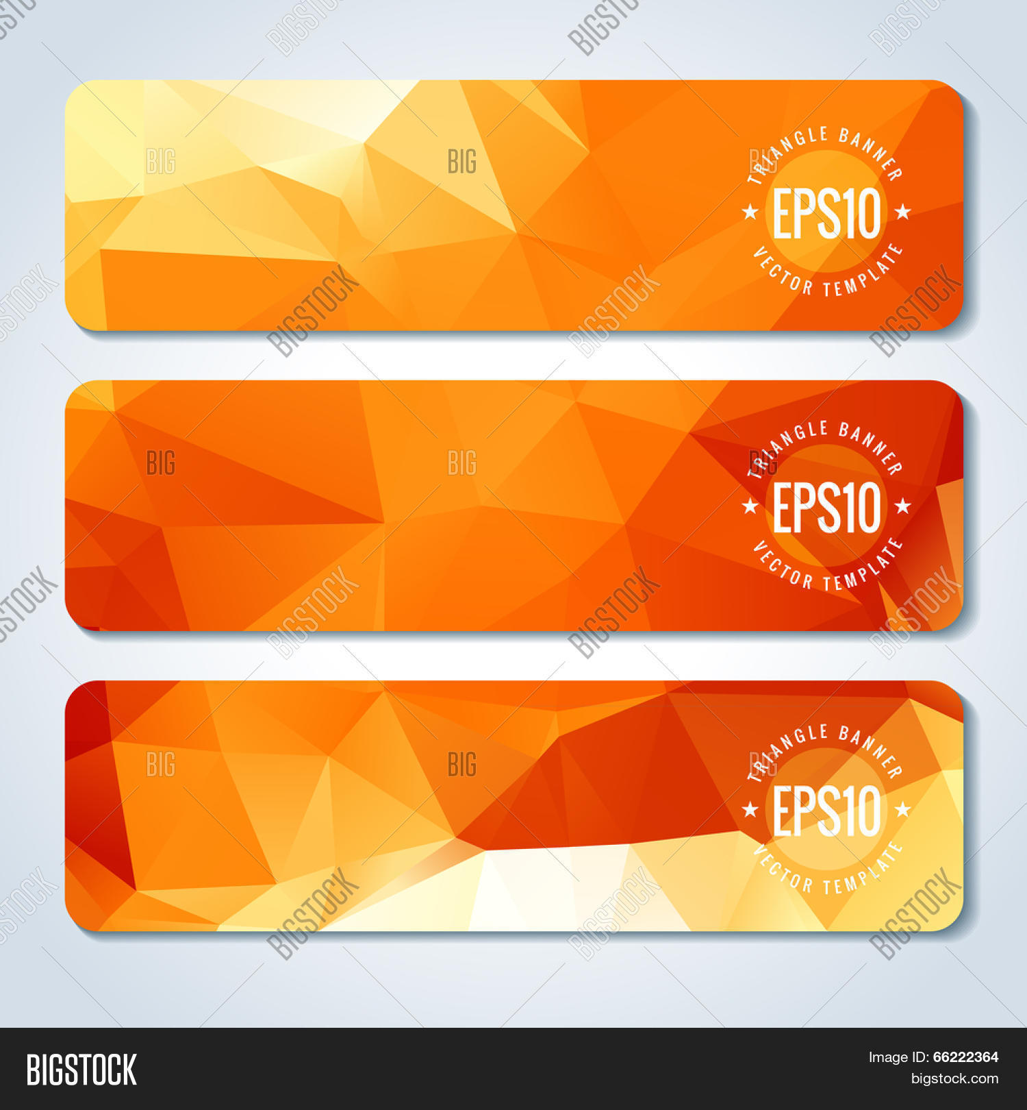 Orange Website Header Vector & Photo (Free Trial) | Bigstock