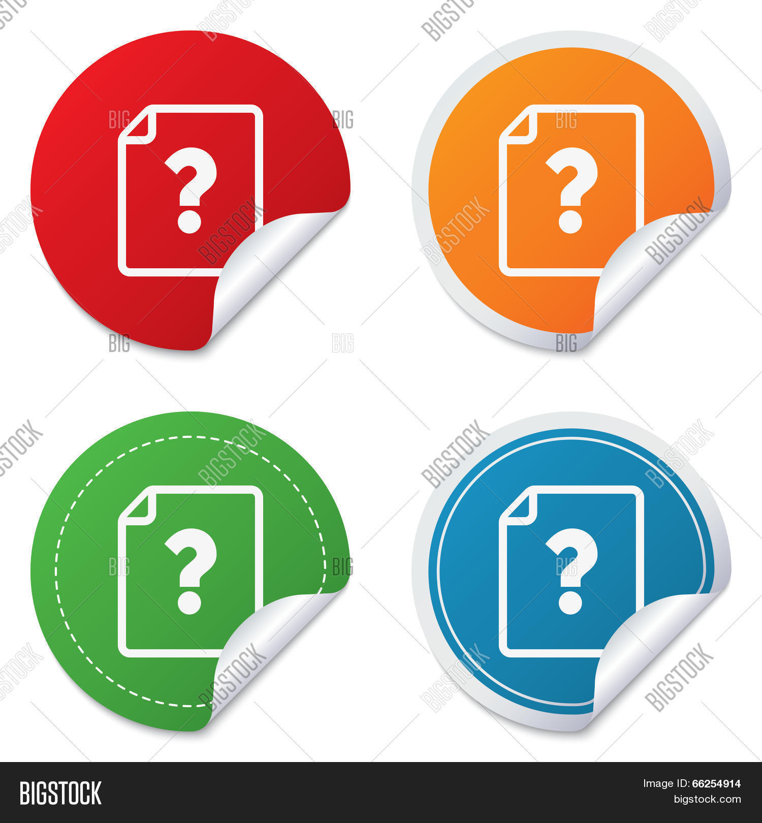 File Document Help Vector & Photo (Free Trial) | Bigstock