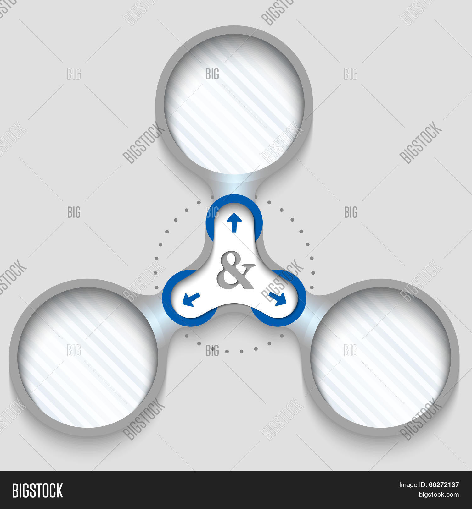 Three Connected Vector & Photo (Free Trial) | Bigstock