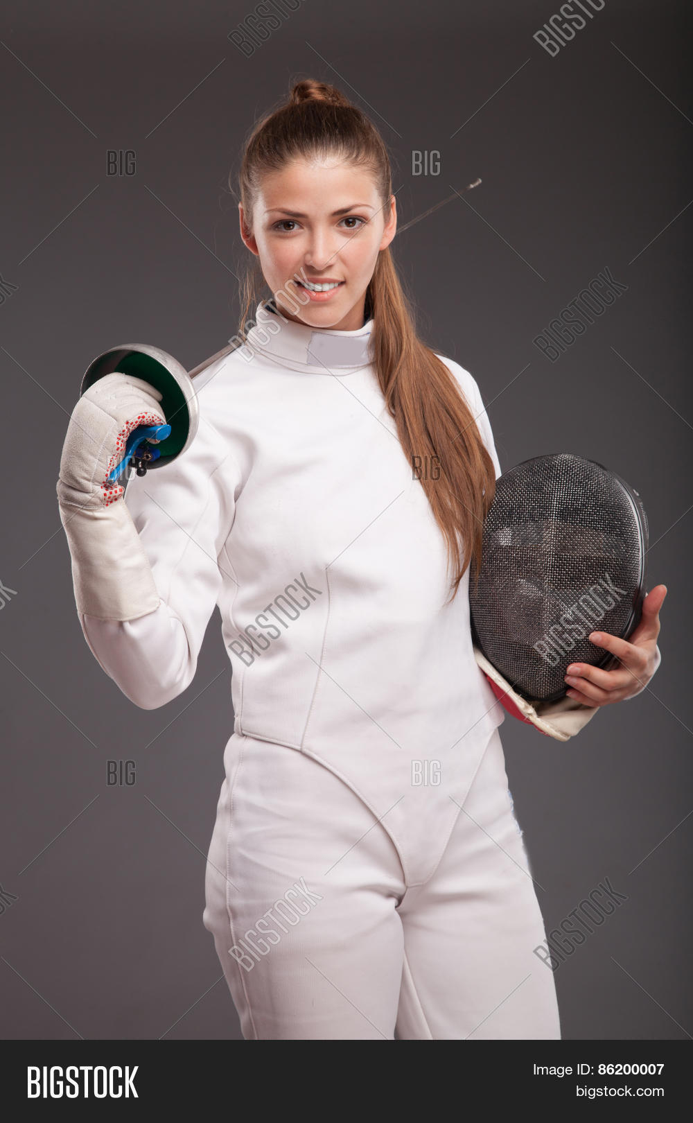 Female Fencer Sword Image & Photo (Free Trial) | Bigstock