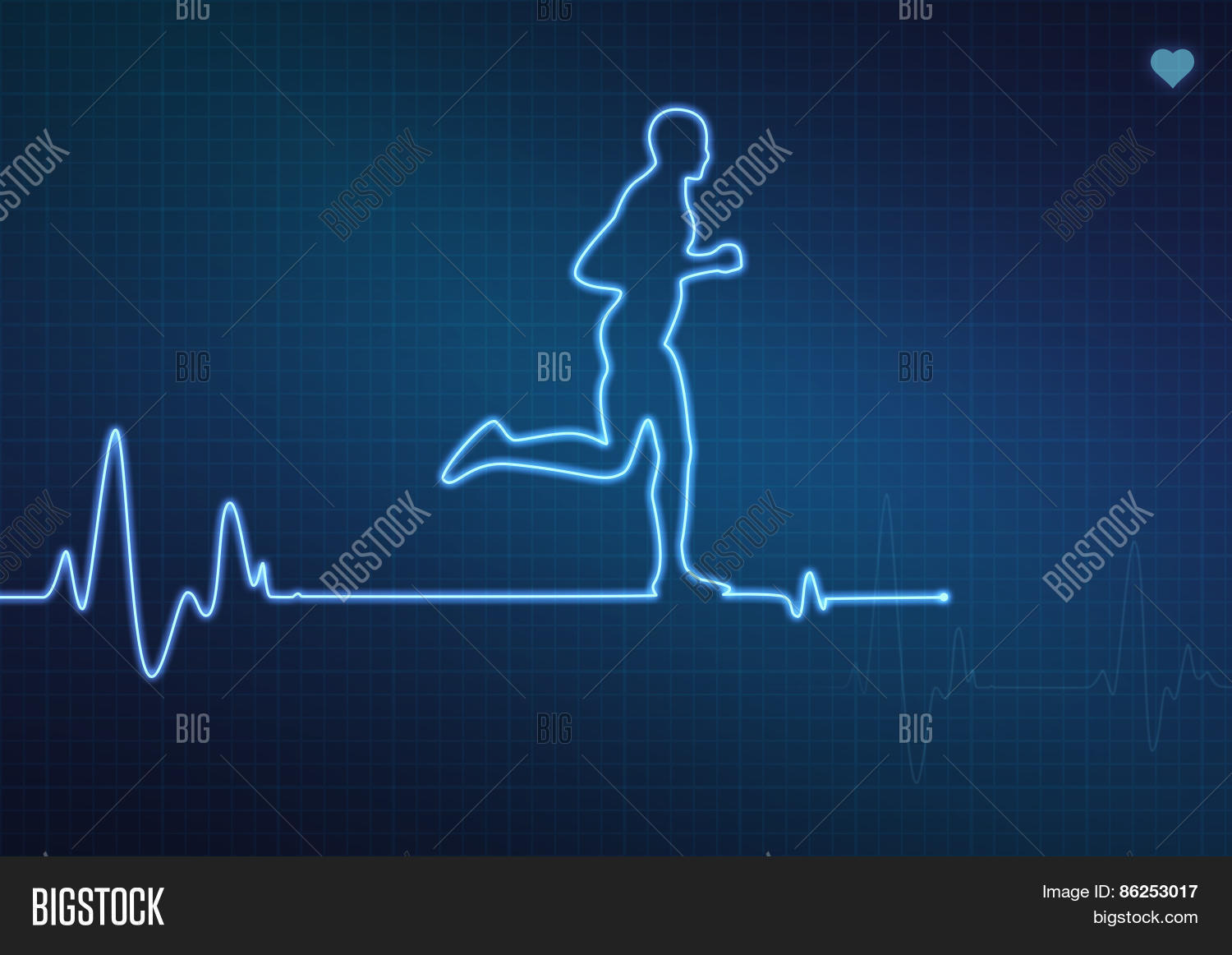 Running Healthy Heart Image & Photo (Free Trial) | Bigstock