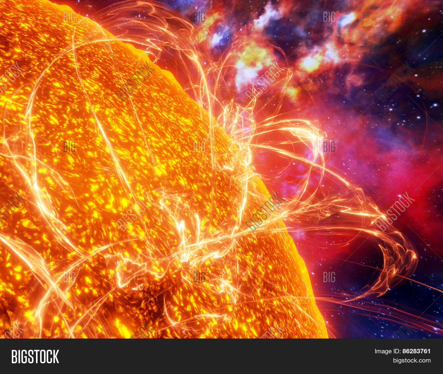 Surface Sun Energy Image & Photo (Free Trial) | Bigstock