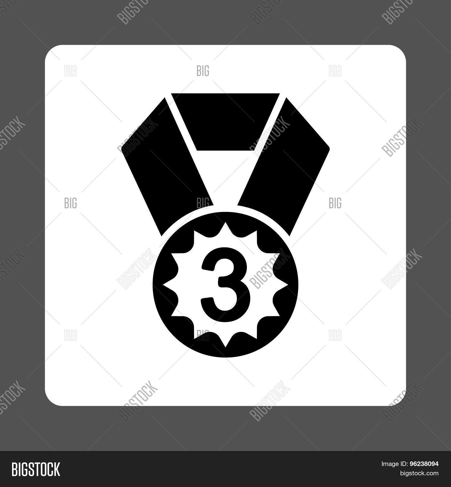 Third Place Icon Vector & Photo (Free Trial) | Bigstock