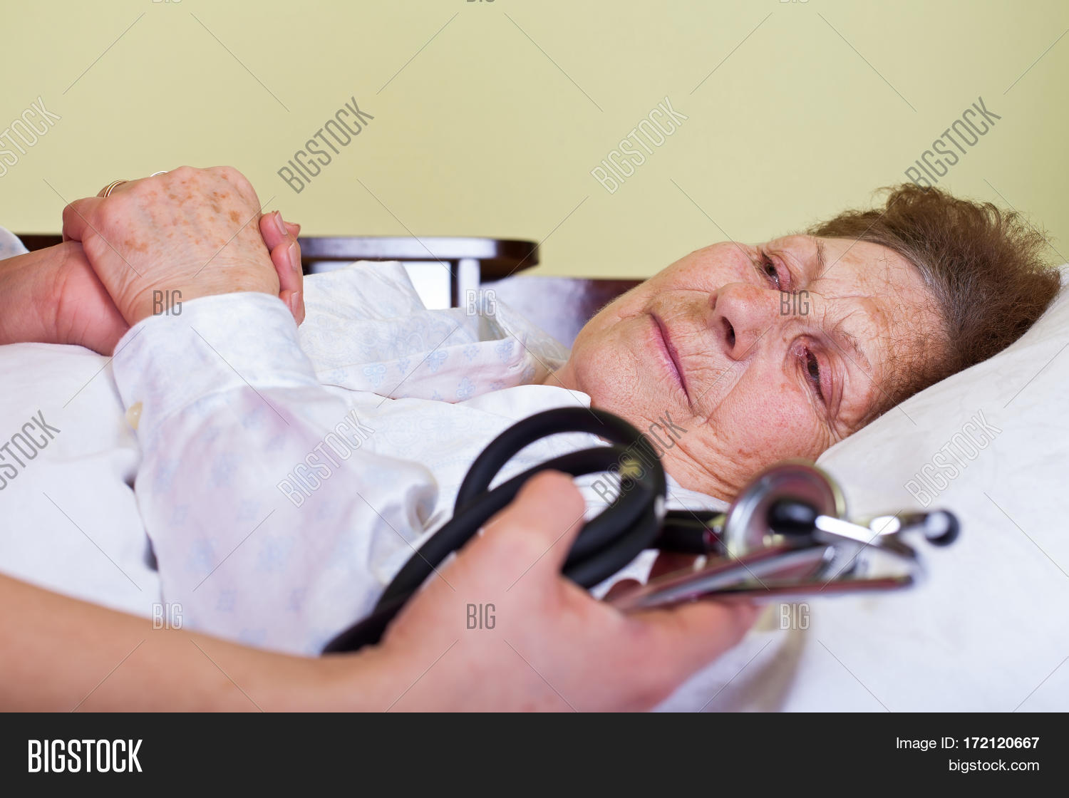Picture Sick Elderly Image & Photo (Free Trial) | Bigstock