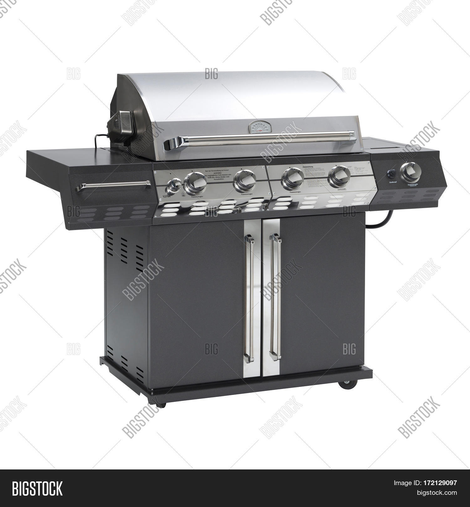 Black Barbecue Gas Image & Photo (Free Trial) | Bigstock