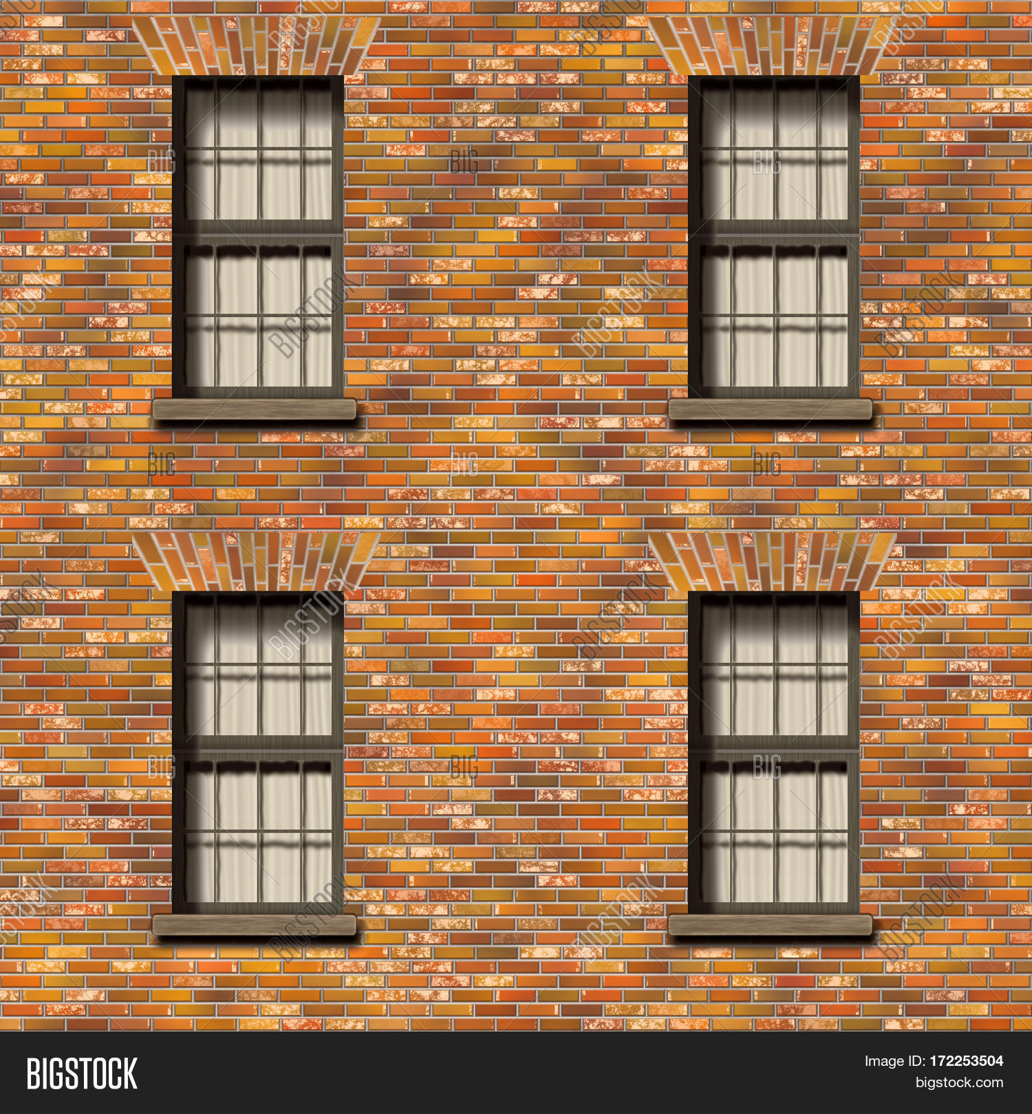 2d Illustration Brick Image & Photo (Free Trial) | Bigstock