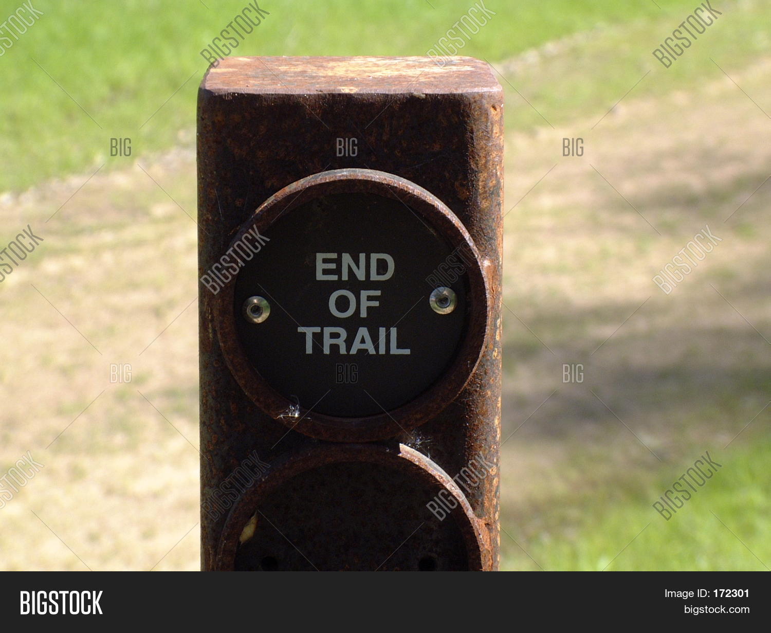 End Trail Sign Image & Photo (Free Trial) | Bigstock