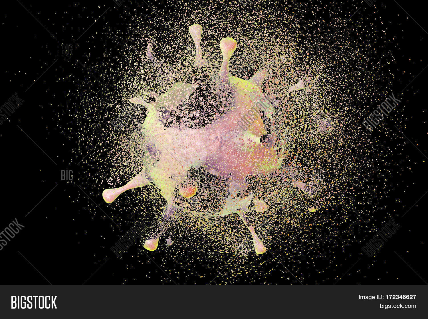 Destruction Virus, 3D Image & Photo (Free Trial) | Bigstock