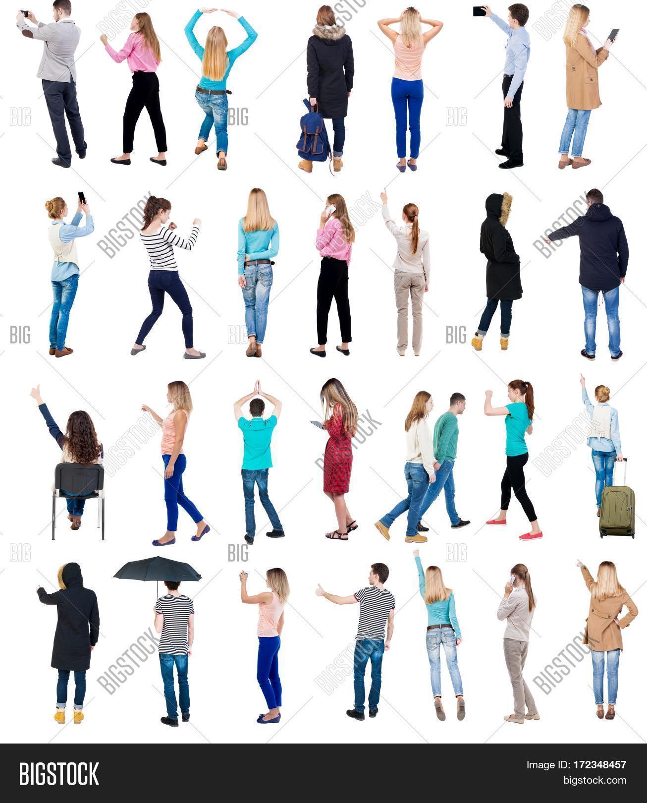 Collection " Back View Image & Photo (Free Trial) | Bigstock